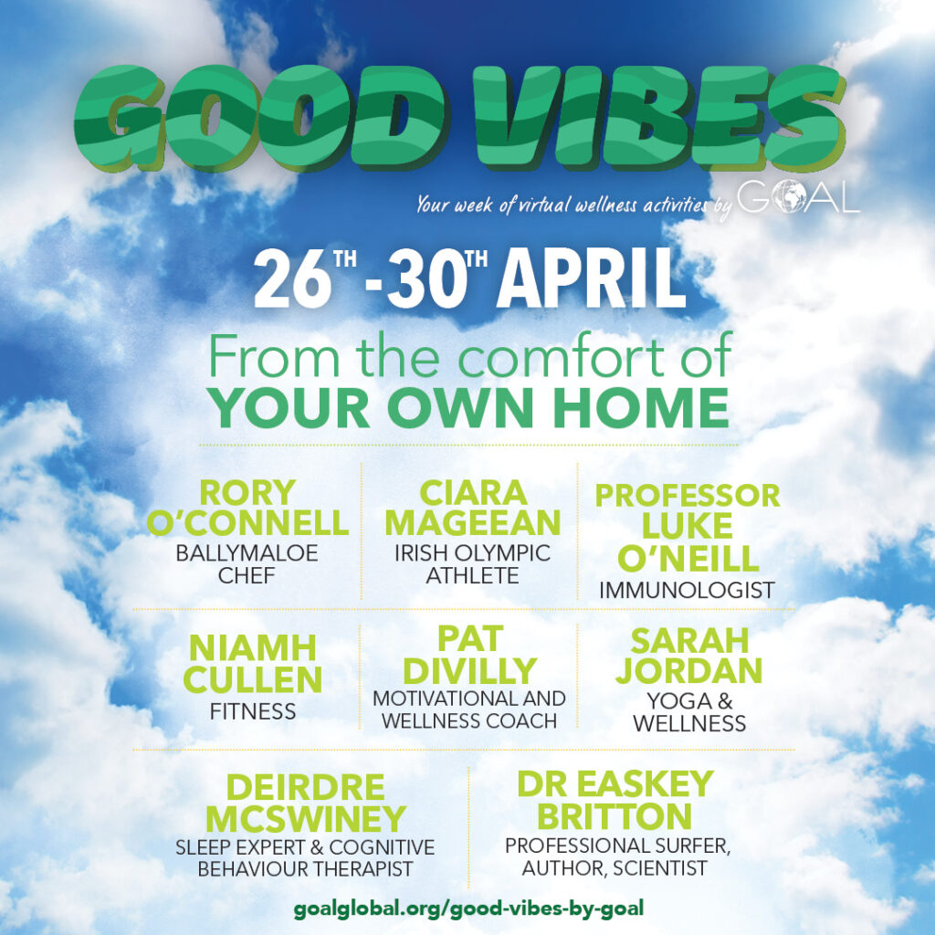 GOAL | ‘Good Vibes’ Wellness Week from April 26th – 30th - Dún ...